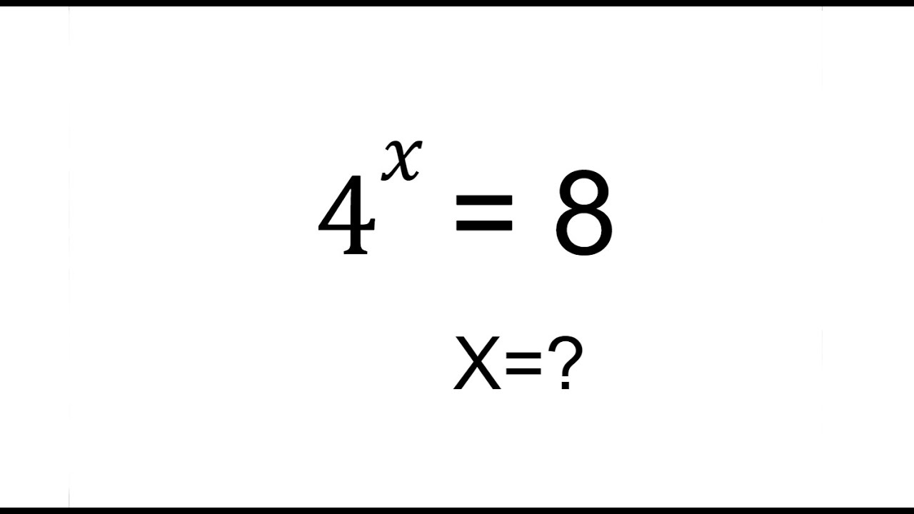 Math Olympiad Question / A nice math problem / four raise to power x ...