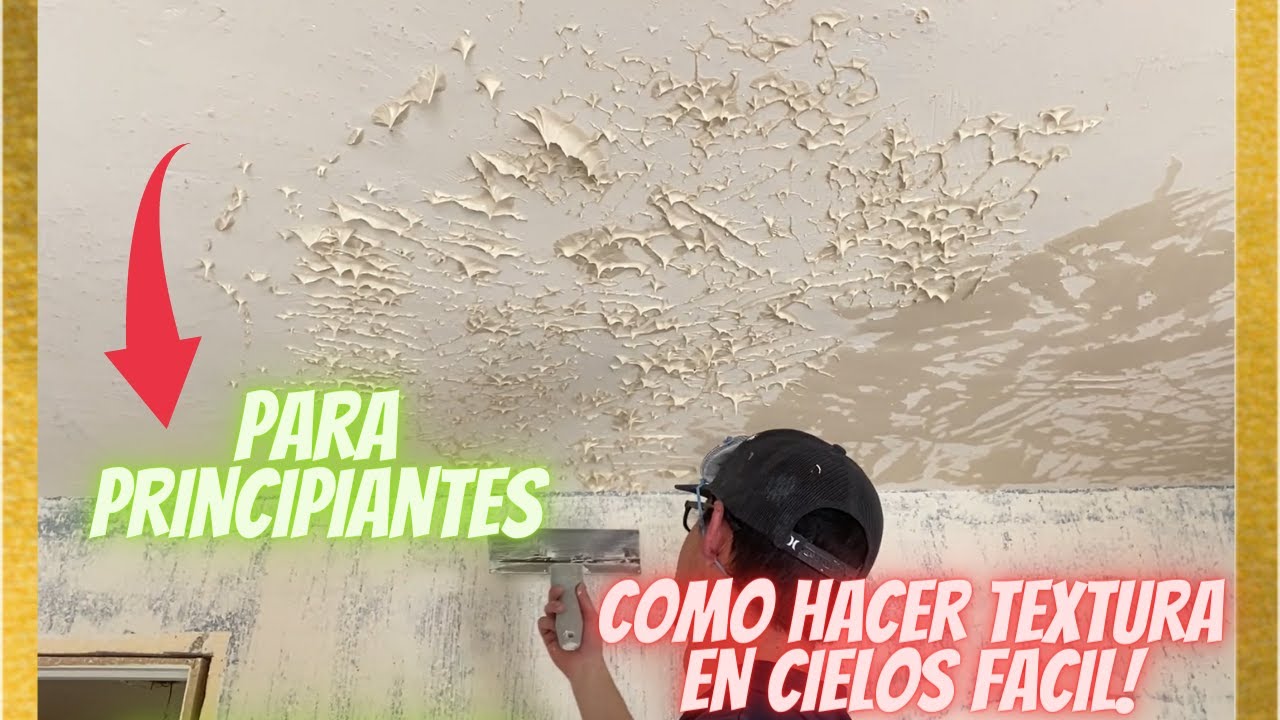 Una Forma Sencilla De Dar Textura A Los Techos