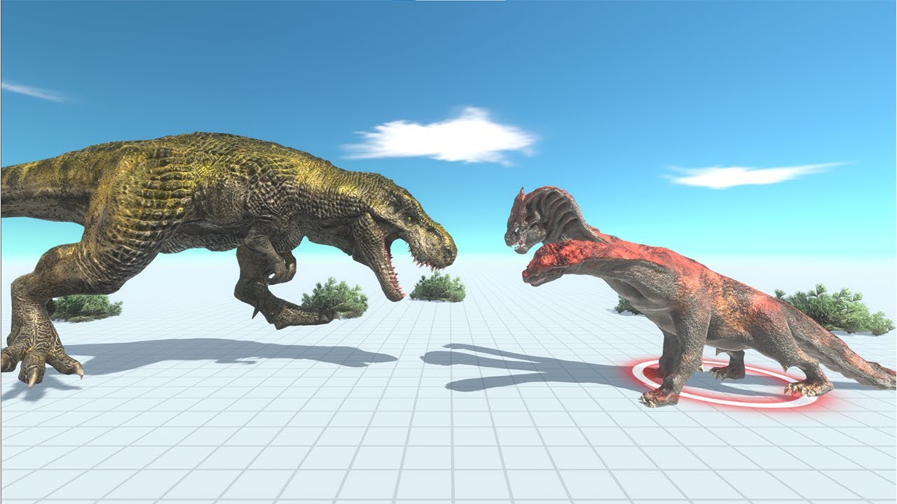 MEGA T-REX vs HYDRA and DRAGONS - Animal Revolt Battle Simulator ARBS ...