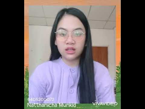 Natthanicha Munkid 6406200072 speaking exercise - YouTube