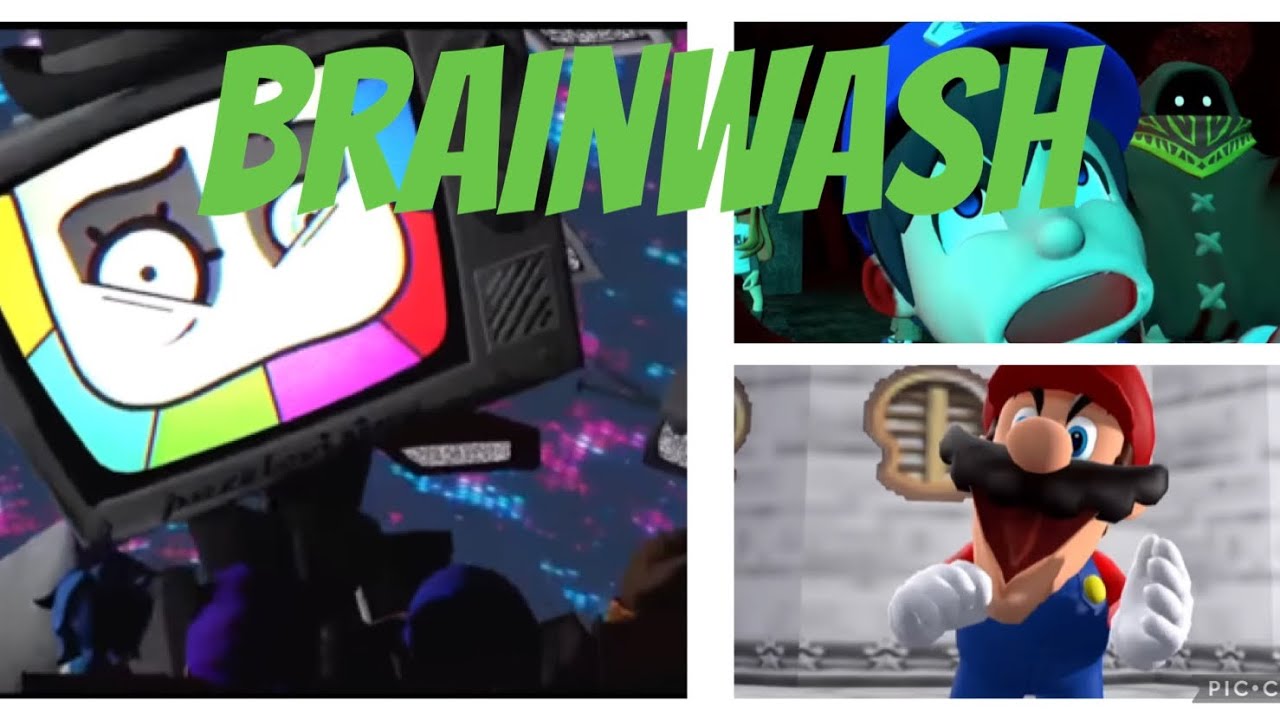 Brainwash (challenge-edd) but smg4 mario and mr puzzles sing it - YouTube