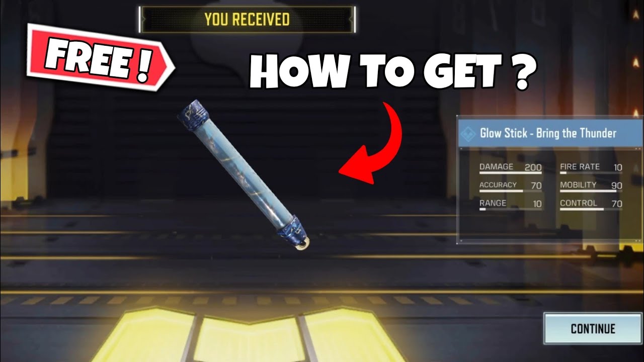 How to get Glow Stick for FREE in COD Mobile 2023 - YouTube