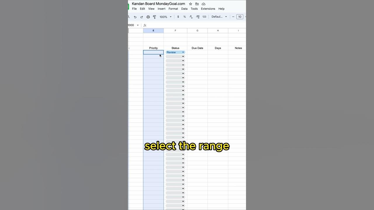 Create Dropdowns in Google Sheets FAST! #googlesheets #googlesheetstutorial - YouTube