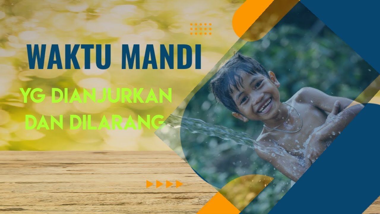 waktu-mandi-yang-baik-menurut-islam-youtube