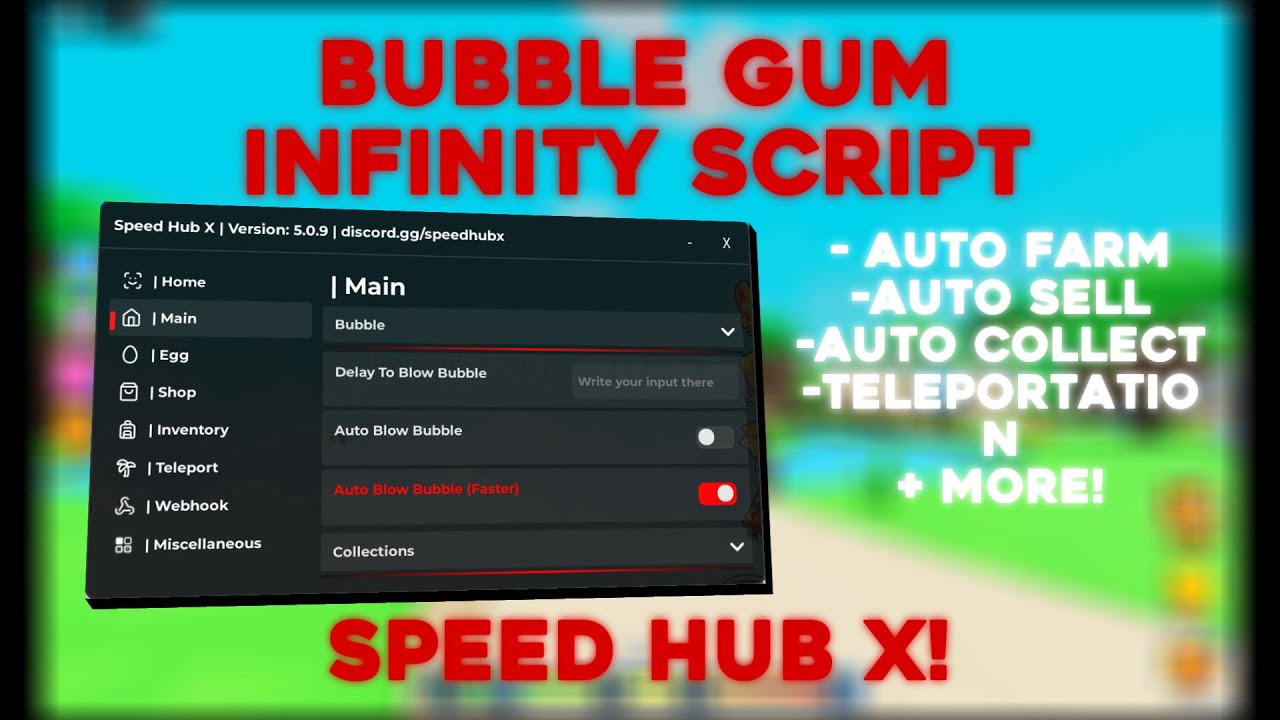 OP Bubble Gum Infinity Script Speed Hub X! mobile&Pc pastebin! | Auto ...
