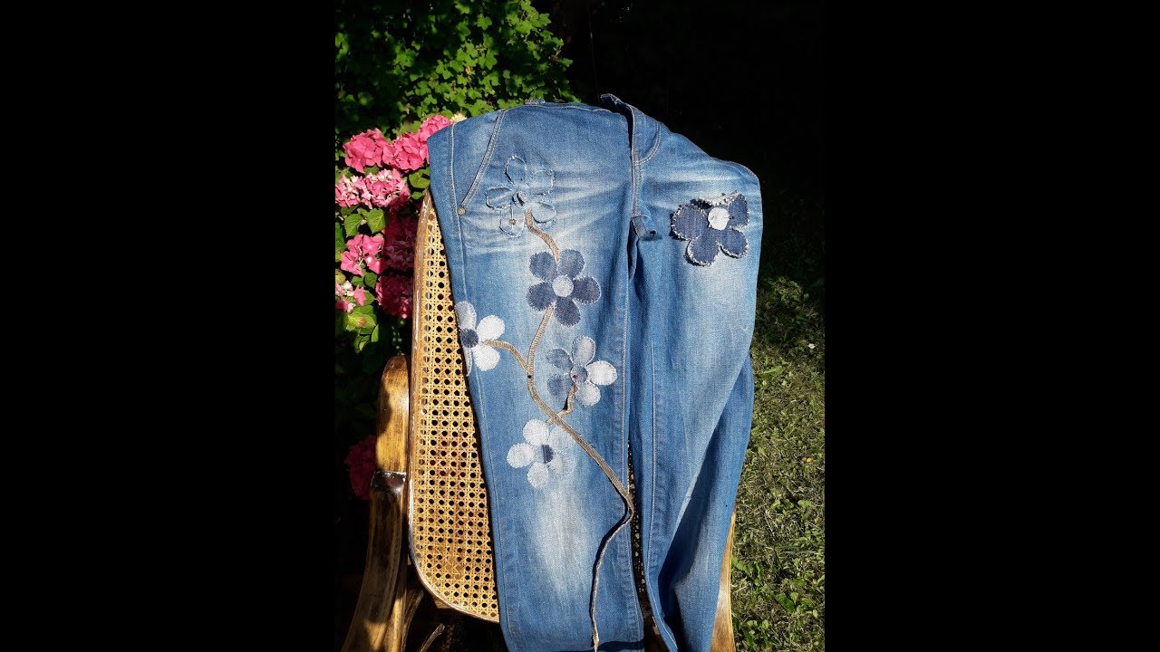 #12 Le jean "peace'n love" - YouTube