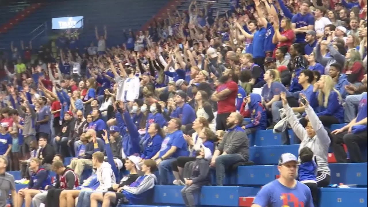 Kansas celebrated the team's NCAA championship win at Allen Fieldhouse ...