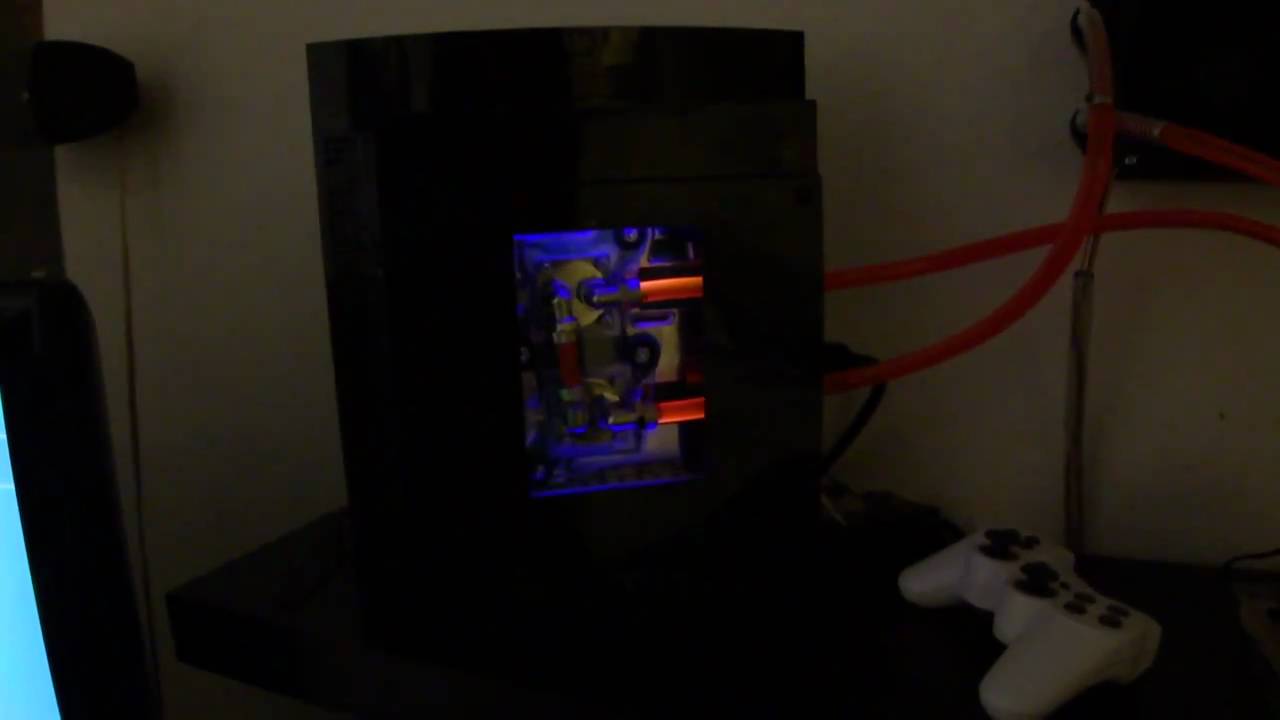 Watercooled PS3 40GB 2011 - YouTube
