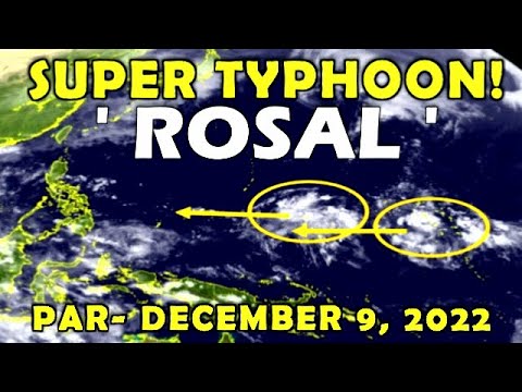 SUPER TYPHOON " ROSAL " UPDATE! PUMASOK NA SA PHIL. AREA OF ...