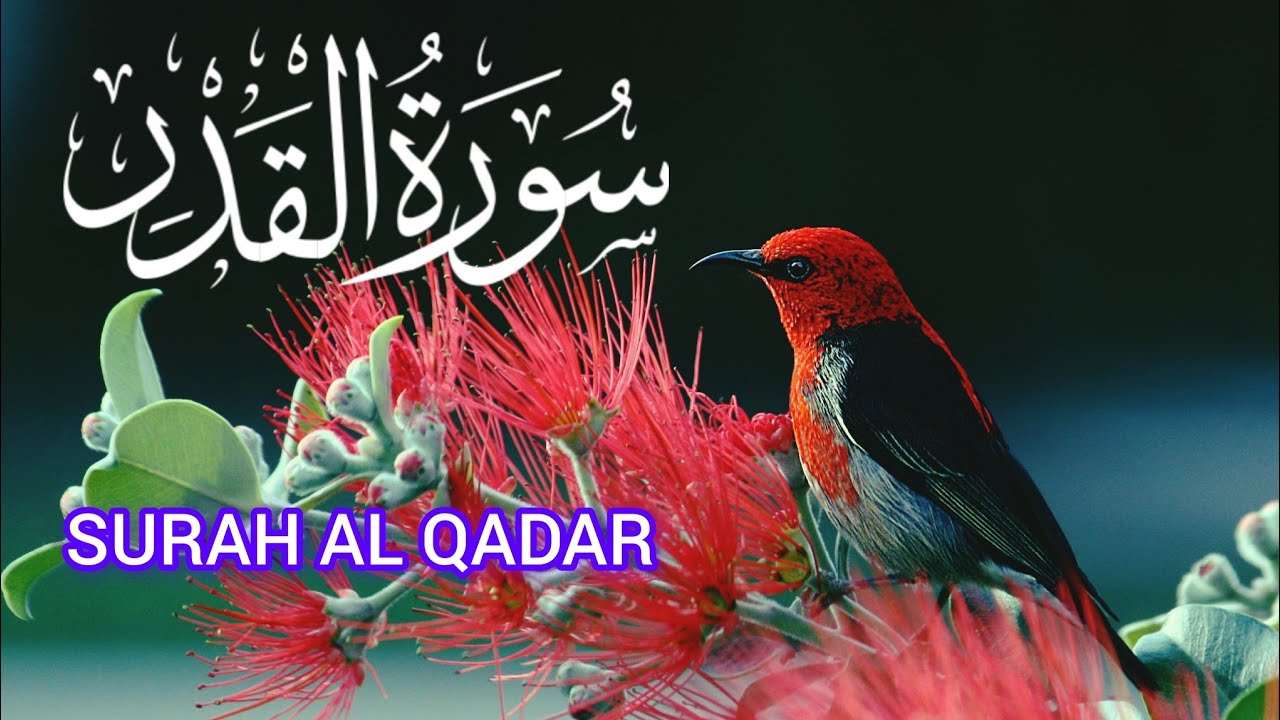 Surah qadar full recitaion|most beautiful recitation|with english ...