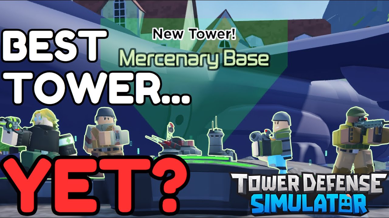 Mercenary base (FULL REVIEW) Roblox TDS - YouTube