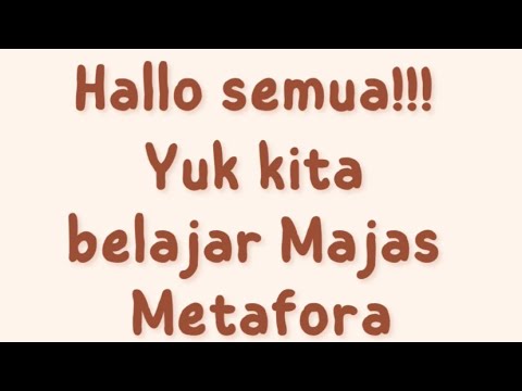 Mengenal Contoh Majas Metafora - YouTube