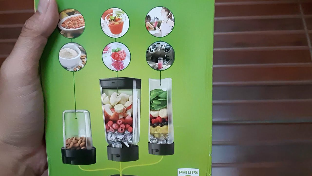 Philips Mini Blender, ngeblender di botol minum - YouTube