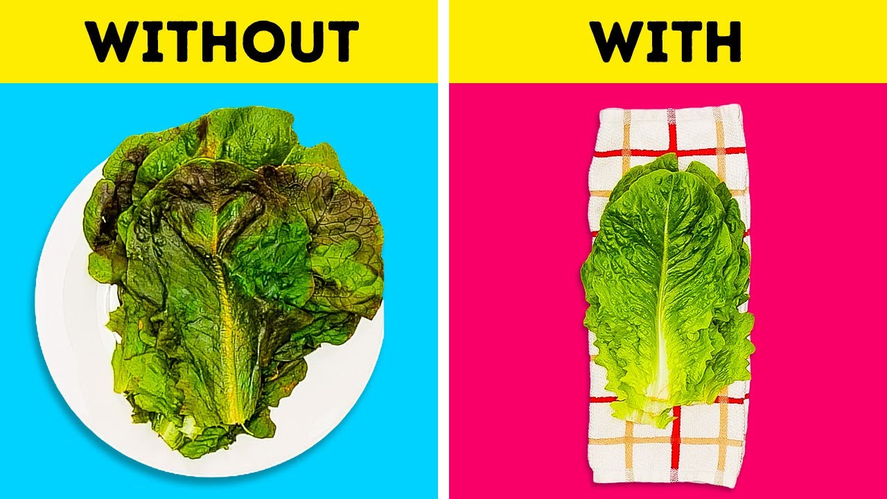 35 EASY TIPS TO KEEP YOUR FOOD FRESH - YouTube