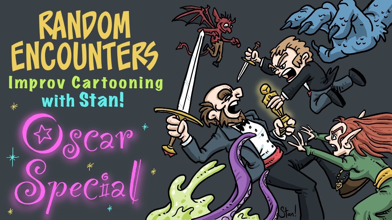 Random Encounters: Improv Cartooning (Episode 46) - YouTube