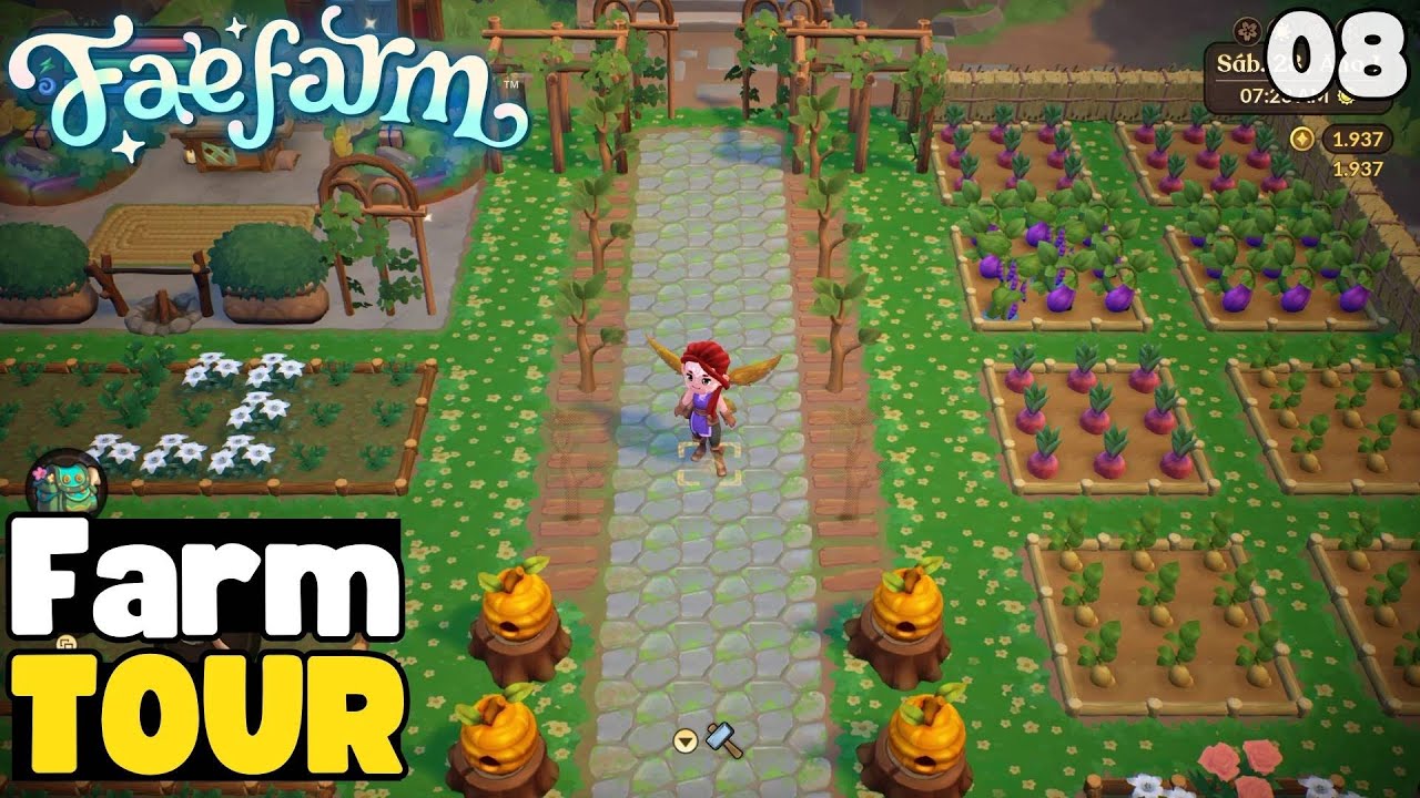 Fae Farm Tour - Layout e Dicas de Decoração Fae Farm - YouTube