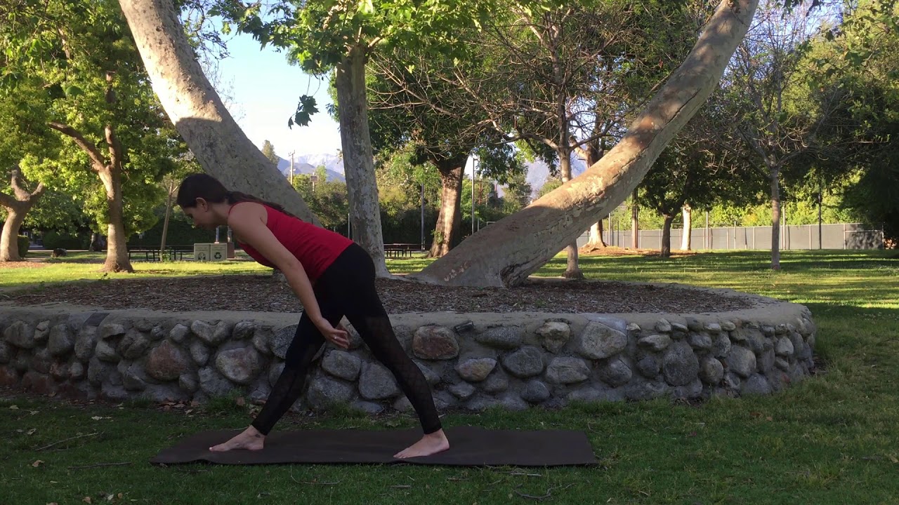 Yoga Intense Side Stretch Pose - YouTube