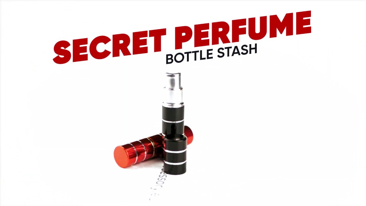 Secret Perfume Bottle Stash Pocket Hideaway Hidden Storage - YouTube