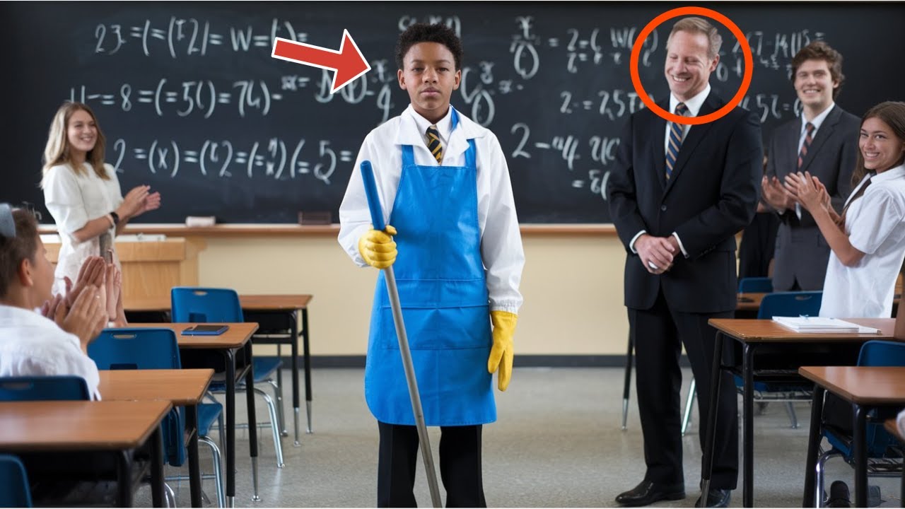 A Teacher Asked A Janitor Boy To Solve A Math Problem As a Joke Until ...