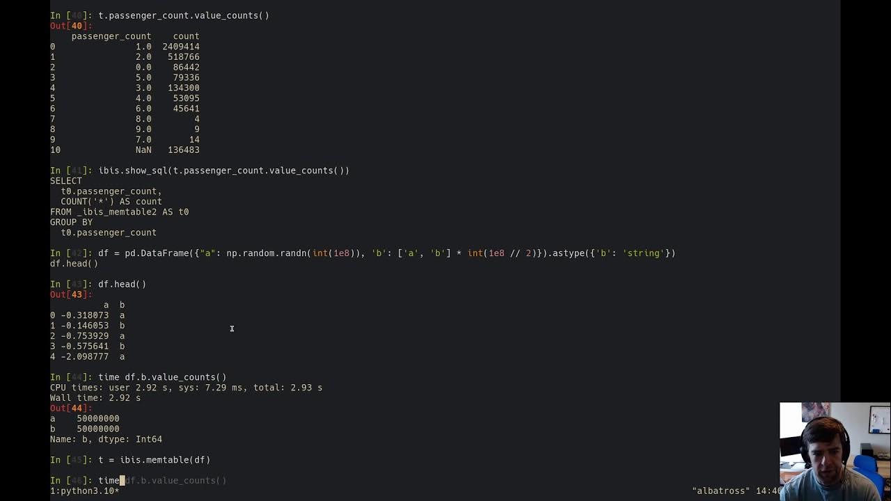 Speeding Up Pandas Using Ibis Duckdb Youtube