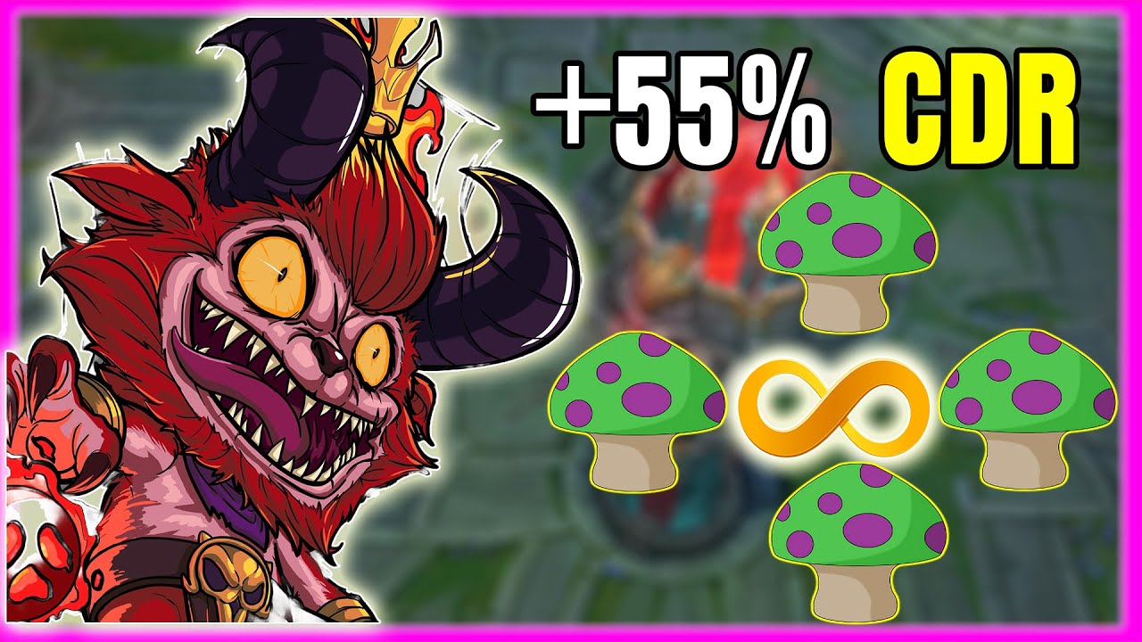 💥TEEMO MID pero con SETAS INFINITAS 🍄¡¡BUILD FULL CDR!! - YouTube