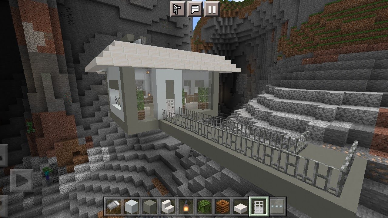 Minecraft Modern Hanging House Tutorial By Aish (#93) - YouTube