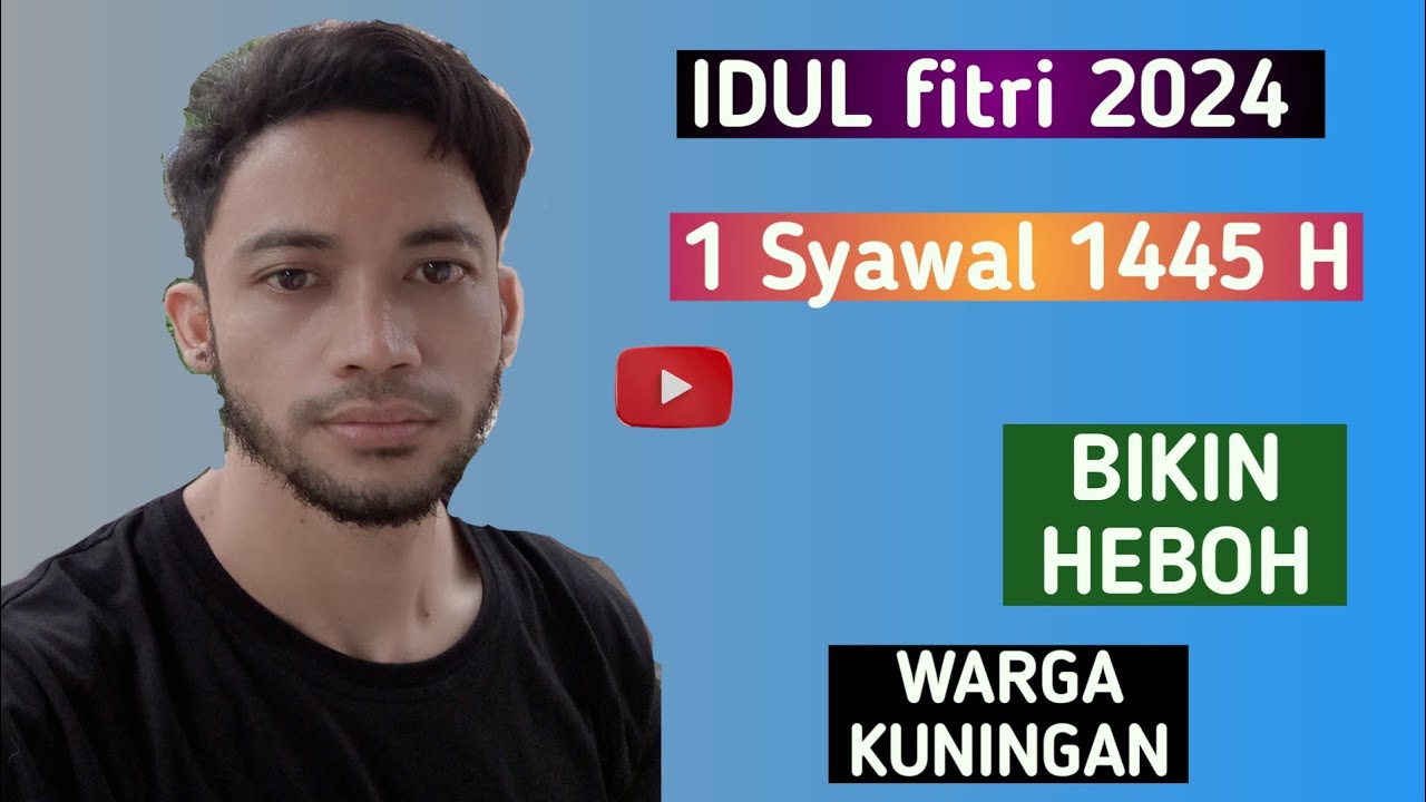 EID FITRI Mubarok 1 Syawal 1445 Hijriyah very beautiful scenery KUNINGAN West Java - YouTube