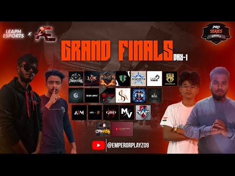 PRO SERIES SEASON 2 GRAND FINALS LIVE | EMPEROR PLAYZ - YouTube