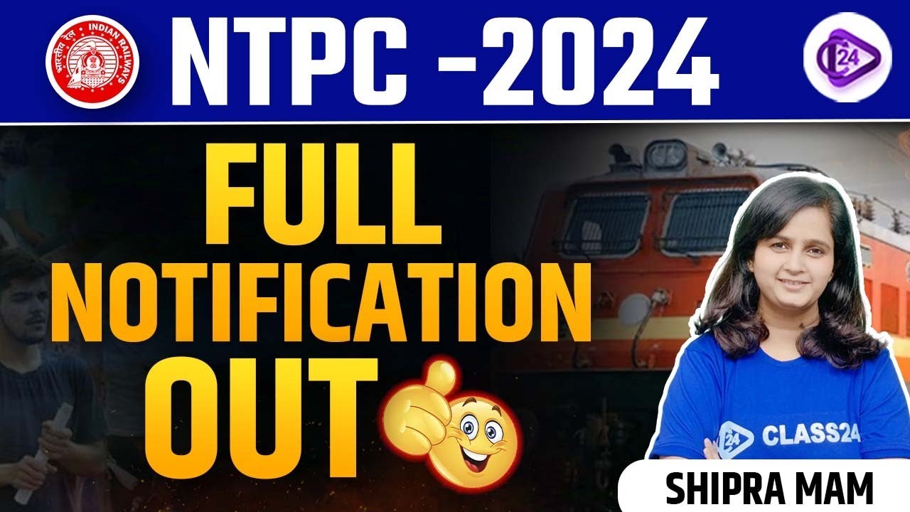 RRB NTPC OFFICIAL NOTICE OUT | NTPC NOTIFICATION OUT | RRB NTPC NEW ...