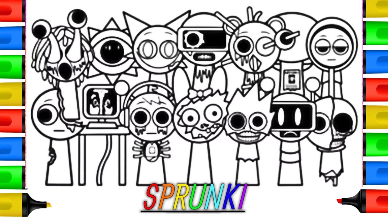 Sprunki Coloring Pages/Sprunki Game/ Phase 2 - YouTube
