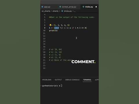 Python Puzzlers: A Brain Teaser Quiz to Boost Your Coding Skills New Series - 10 #python - YouTube