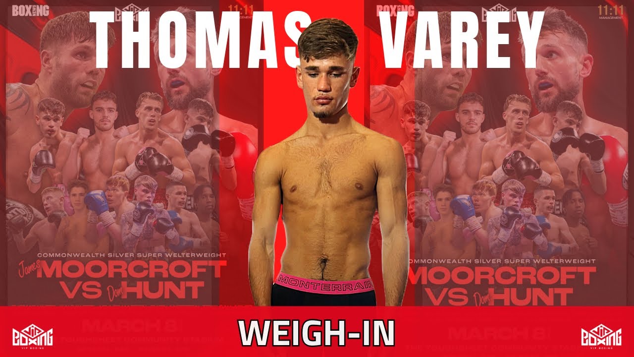 WEIGH IN | Thomas Varey v Jakub Laskowski | Bolton Stadium - YouTube
