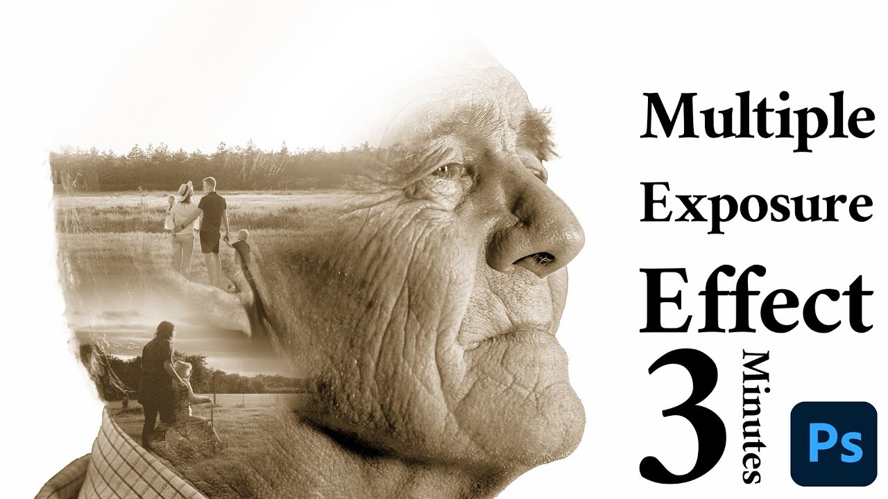 Multiple Exposure Effect Photoshop Tutorial - YouTube