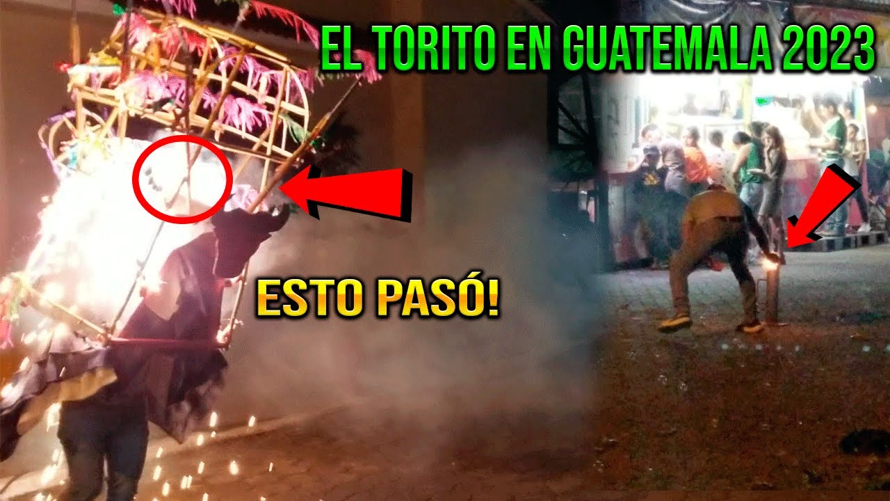 Tradiciones Chapinas La quema del torito en Guatemala baile del torito en Guatemala Feria ...