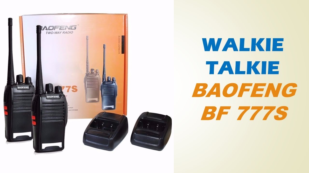 🔵 Walk Talk Baofeng BF 777S - Rádio Comunicador - YouTube