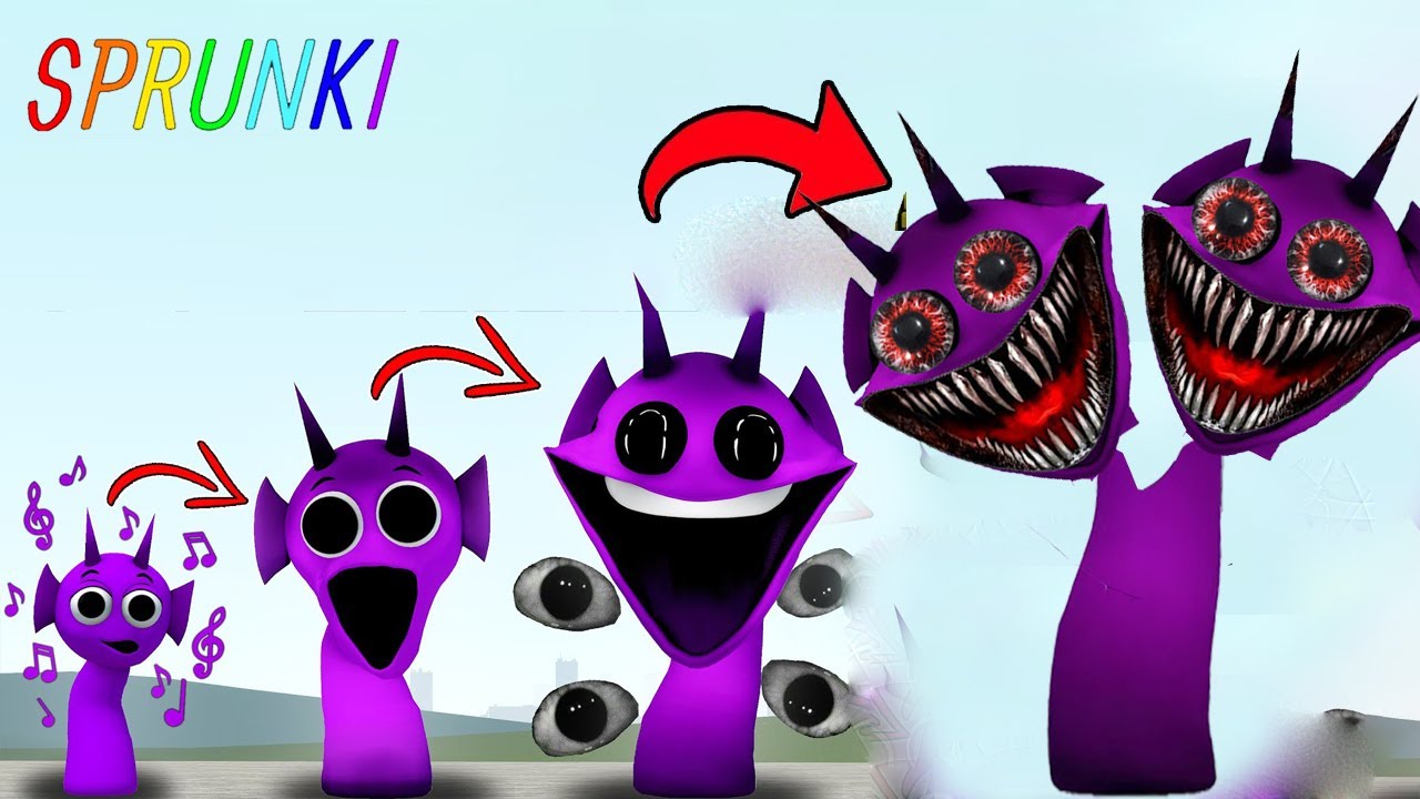 Incredibox Sprunki Phase Violet Secret| Evolution Phase 1 up Phase 2 Up ...