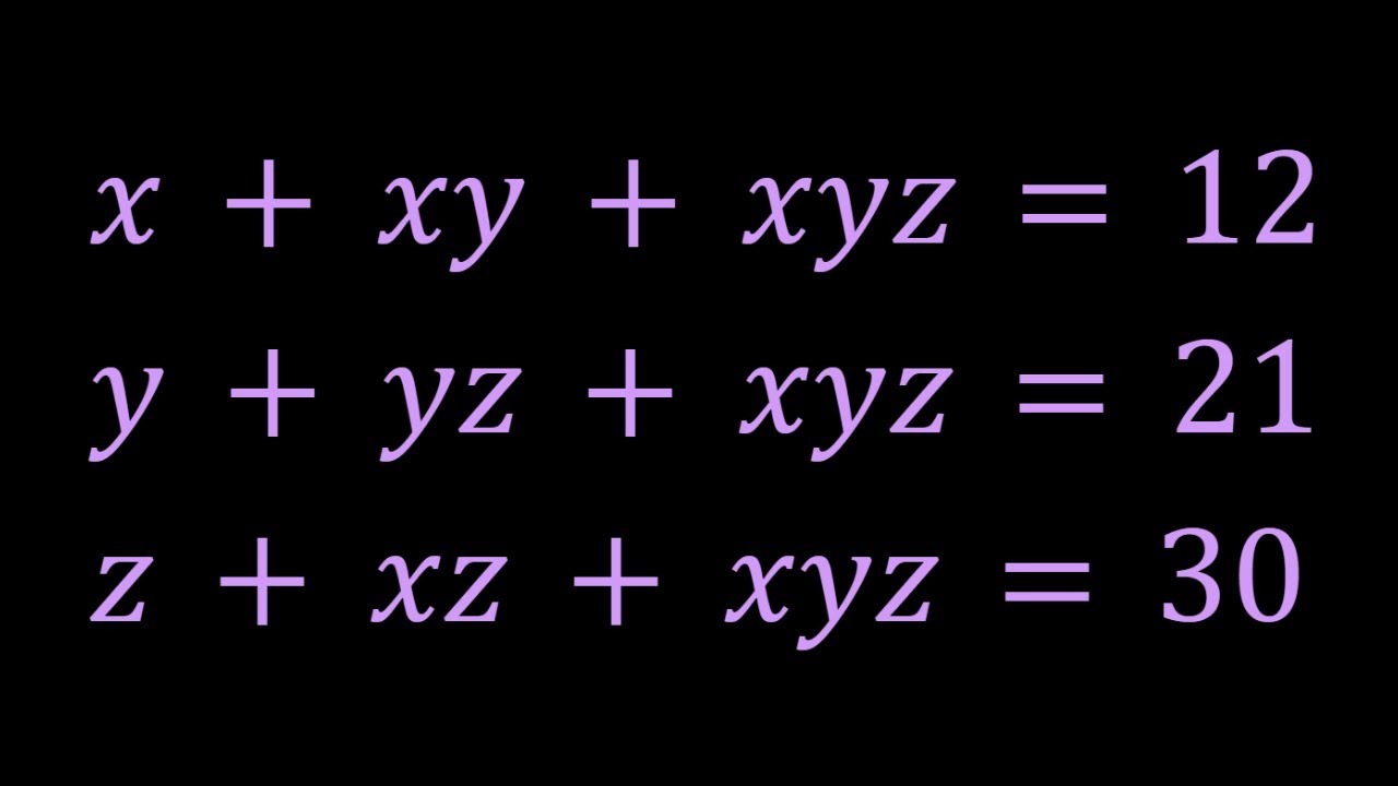 A Nice Polynomial System by Stanley Rabinowitz - YouTube