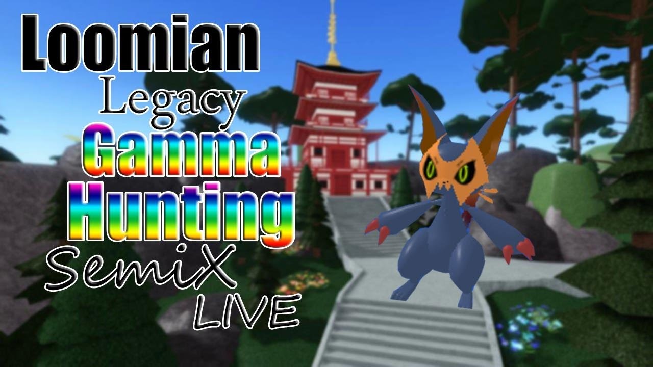 Roblox Loomian Legacy Gamma Hunting - YouTube