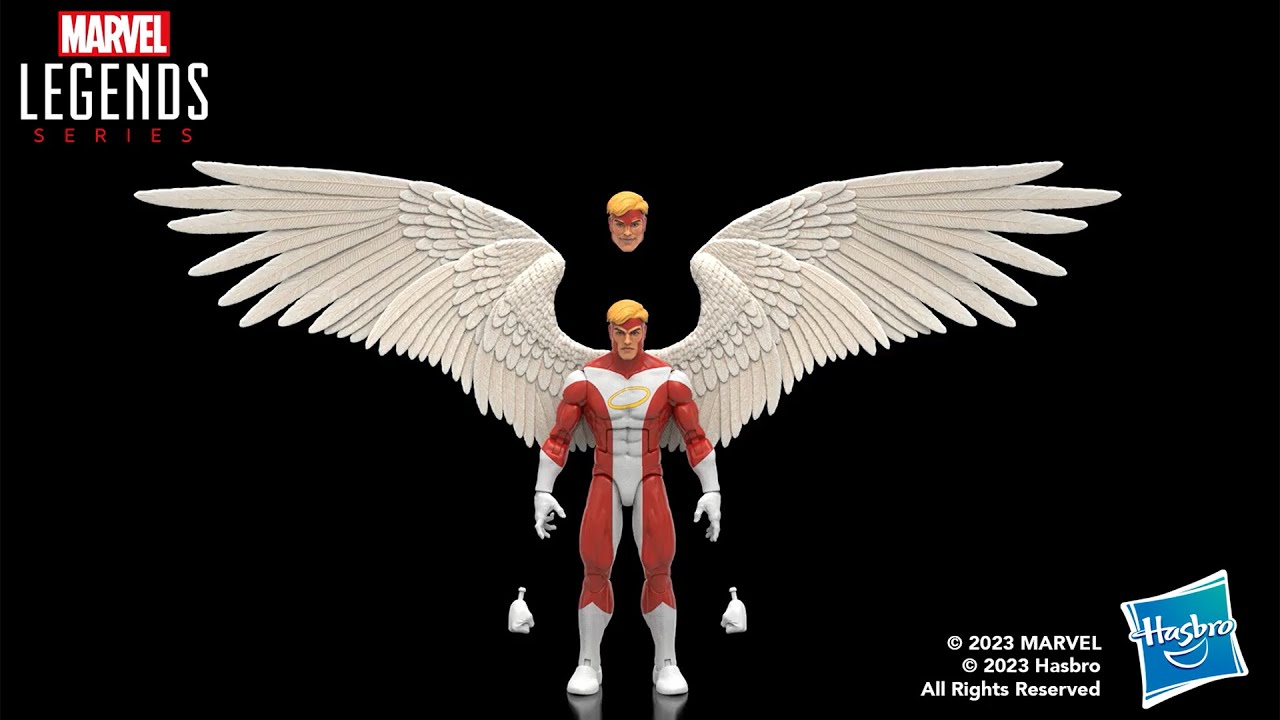 Uncanny X-Men Marvel Legends Marvel's Angel Render 360 View - YouTube