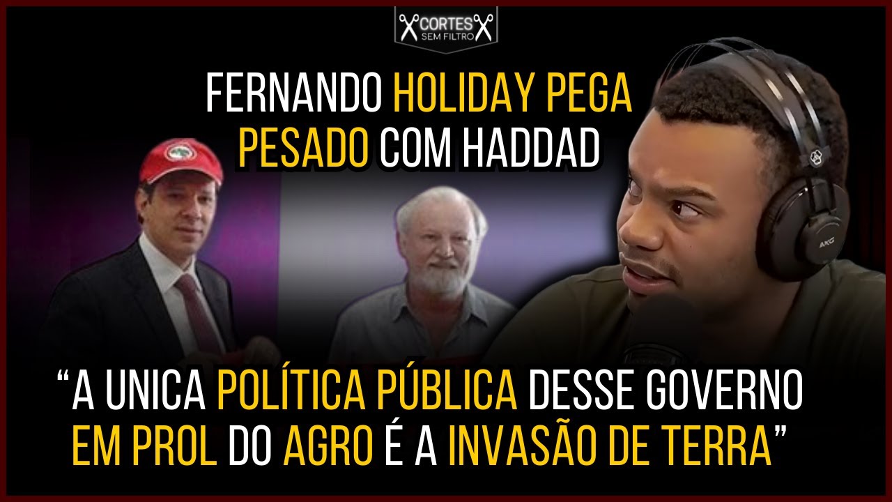 FERNANDO HOLIDAY CRITICA SEVERAMENTE FERNANDO HADDAD. - YouTube