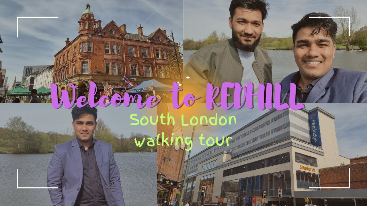 Day trip to REDHILL South London Walking tour - YouTube
