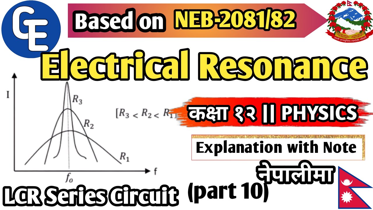 Electrical Resonance in LCR circuit || Alternating Current in Nepali ...