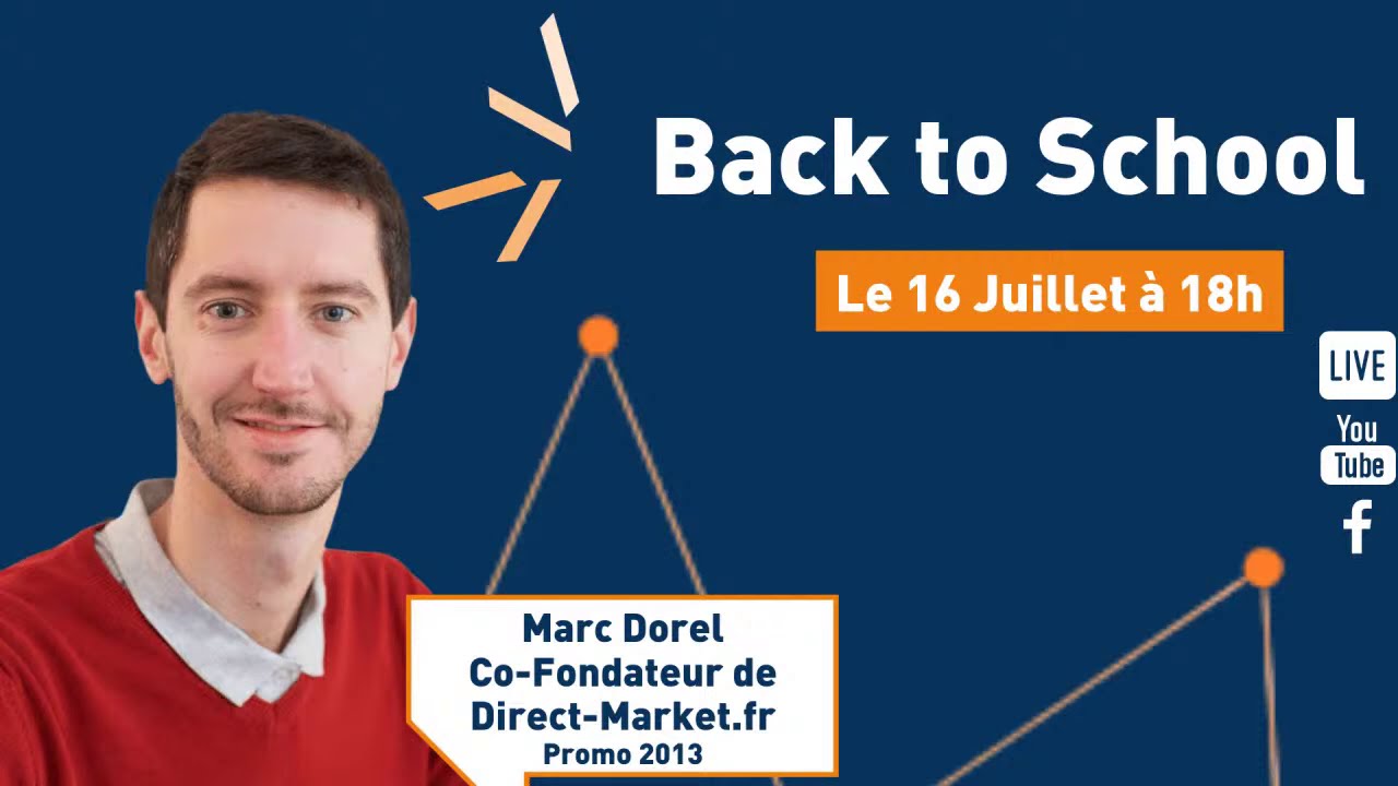 Back to School avec Marc Dorel, co-fondateur de Direct-Market.fr - YouTube