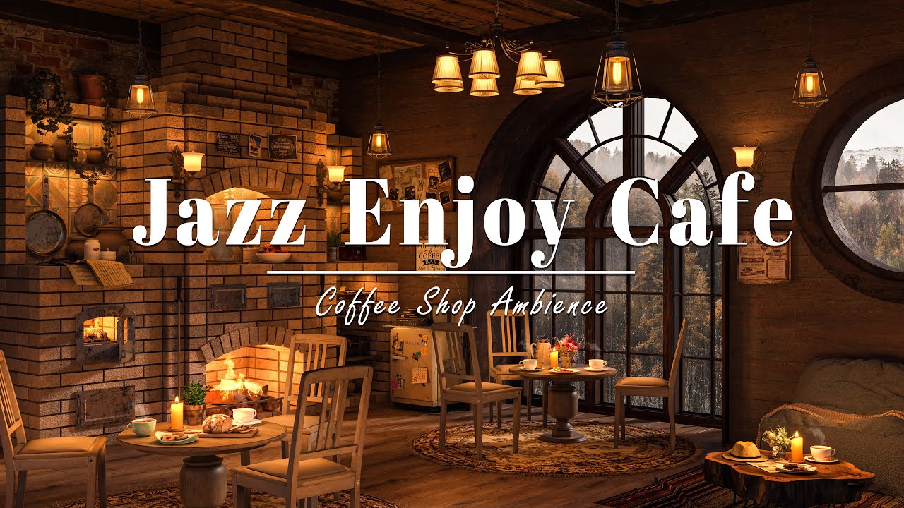 Cozy Rain for Cafe Shop and Enjoy Coffee ☕ Jazz Piano Music with Rain ...