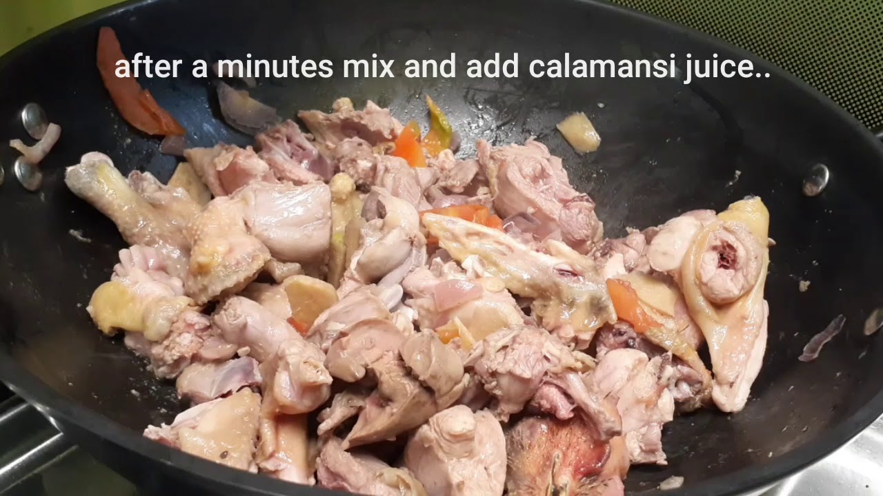 TINOLANG MANOK NA BISAYA|NATIVE CHICKEN - YouTube