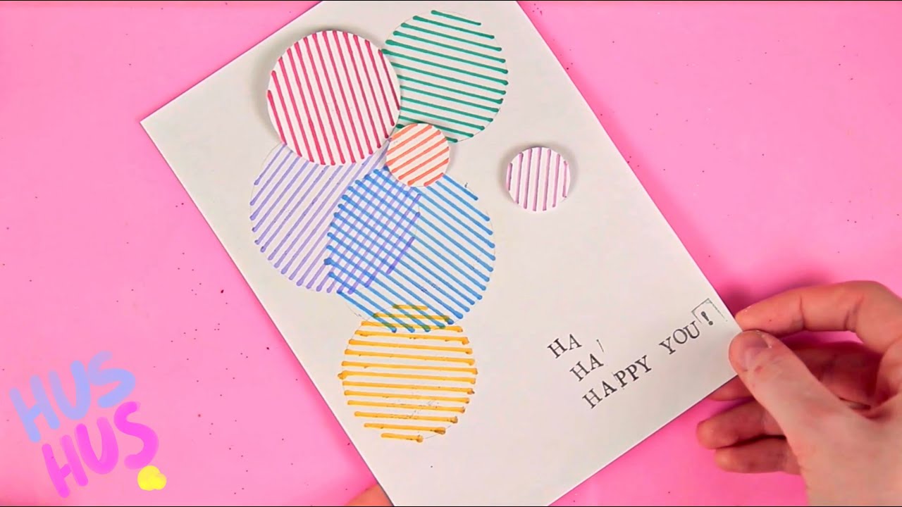 MINIMAL Design Gift Card 🪼 Easy DIY - YouTube
