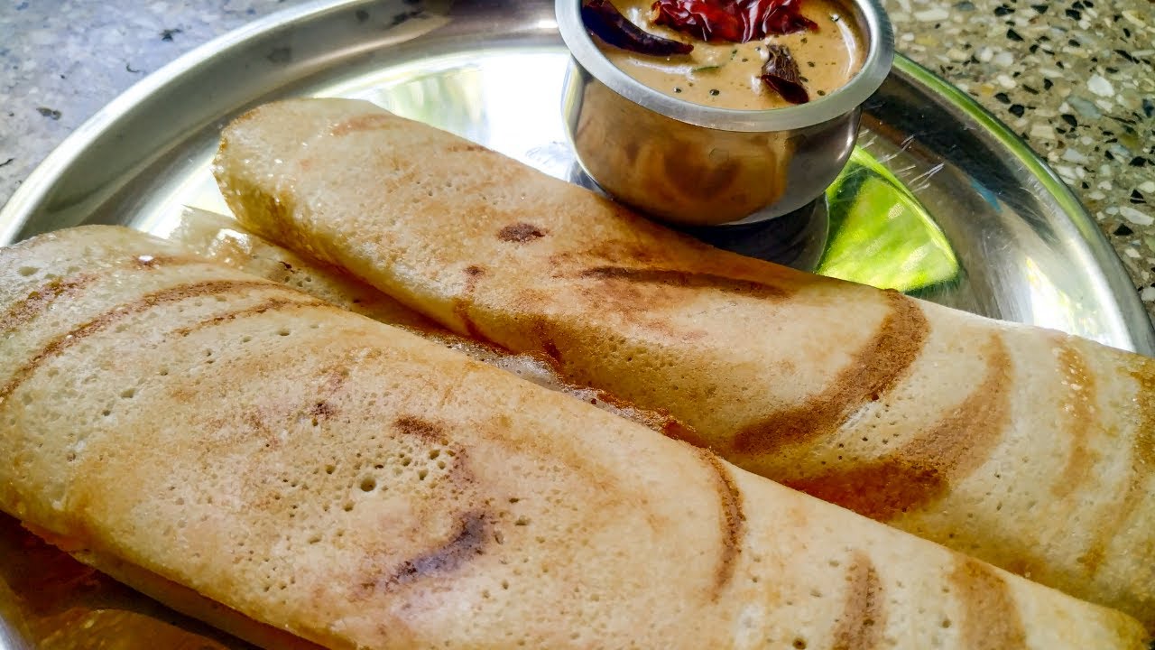 Perfect and crispy Dosa preparation. - YouTube