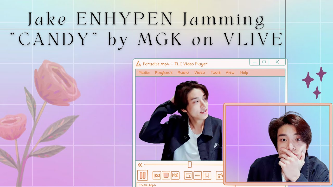 Jake ENHYPEN Singing & Jamming "CANDY" by MGK on VLIVE - YouTube