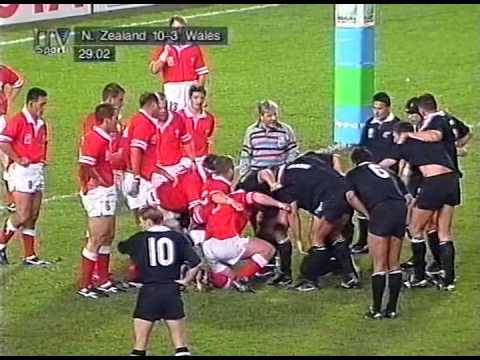 New Zealand 34 vs 9 Wales 31/05/1995 Rugby World Cup - YouTube