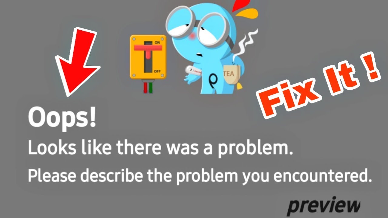 Oops ! Look Like There Was a Problem In Picsart || Oops Picsart There ...